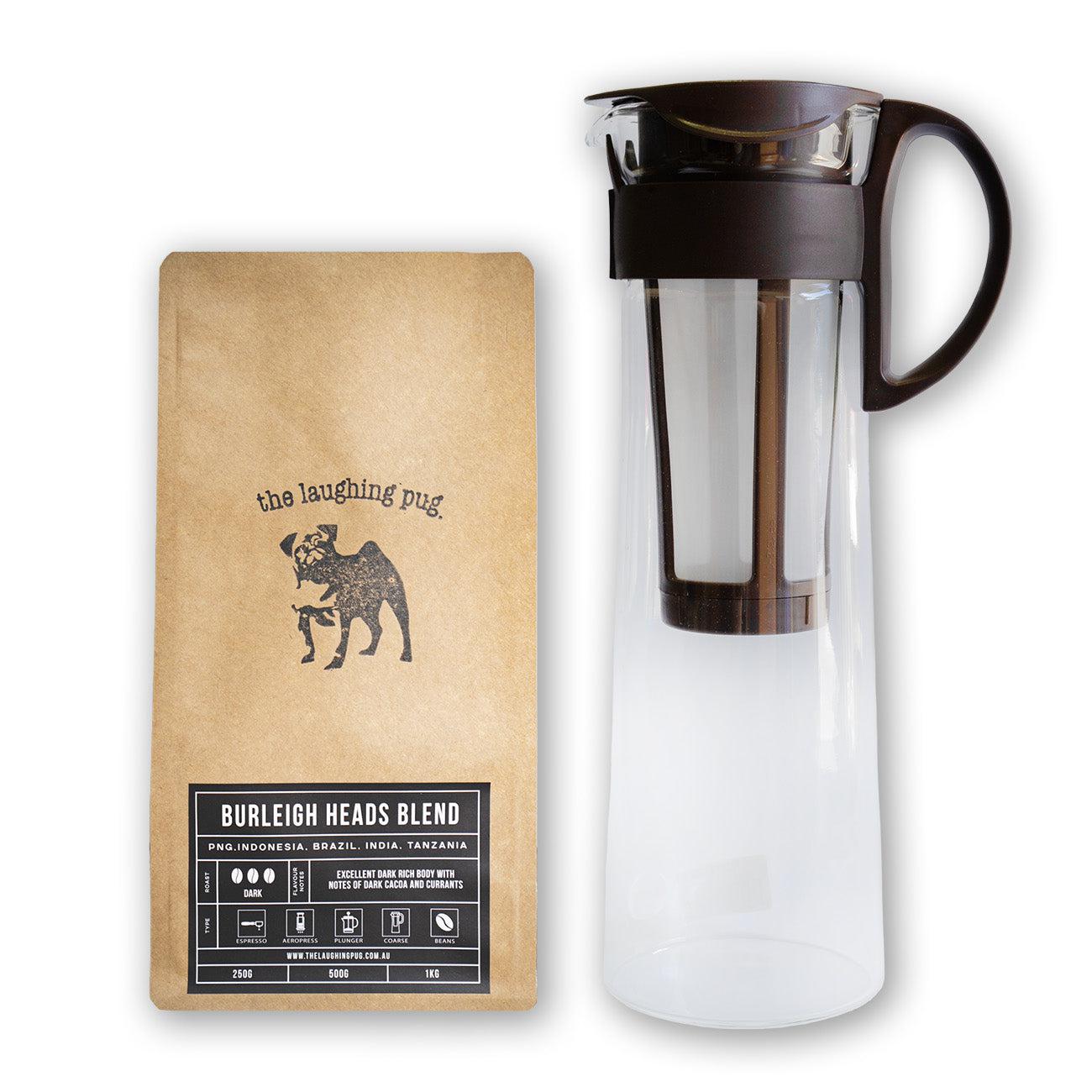 Cold Brew Bottle + Ground Coffee 500g Bundle – The Laughing Pug Coffee Co